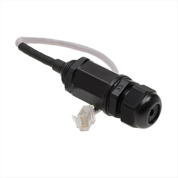 Adaptador LAN Ethernet M22, Conector RJ45 Impermeable, Cable de Red de ...