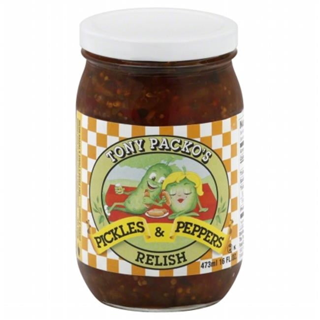 TONY PACKOS PACKO PICKLE & PEPPER REL-16 OZ -Pack of 12 - Walmart.com