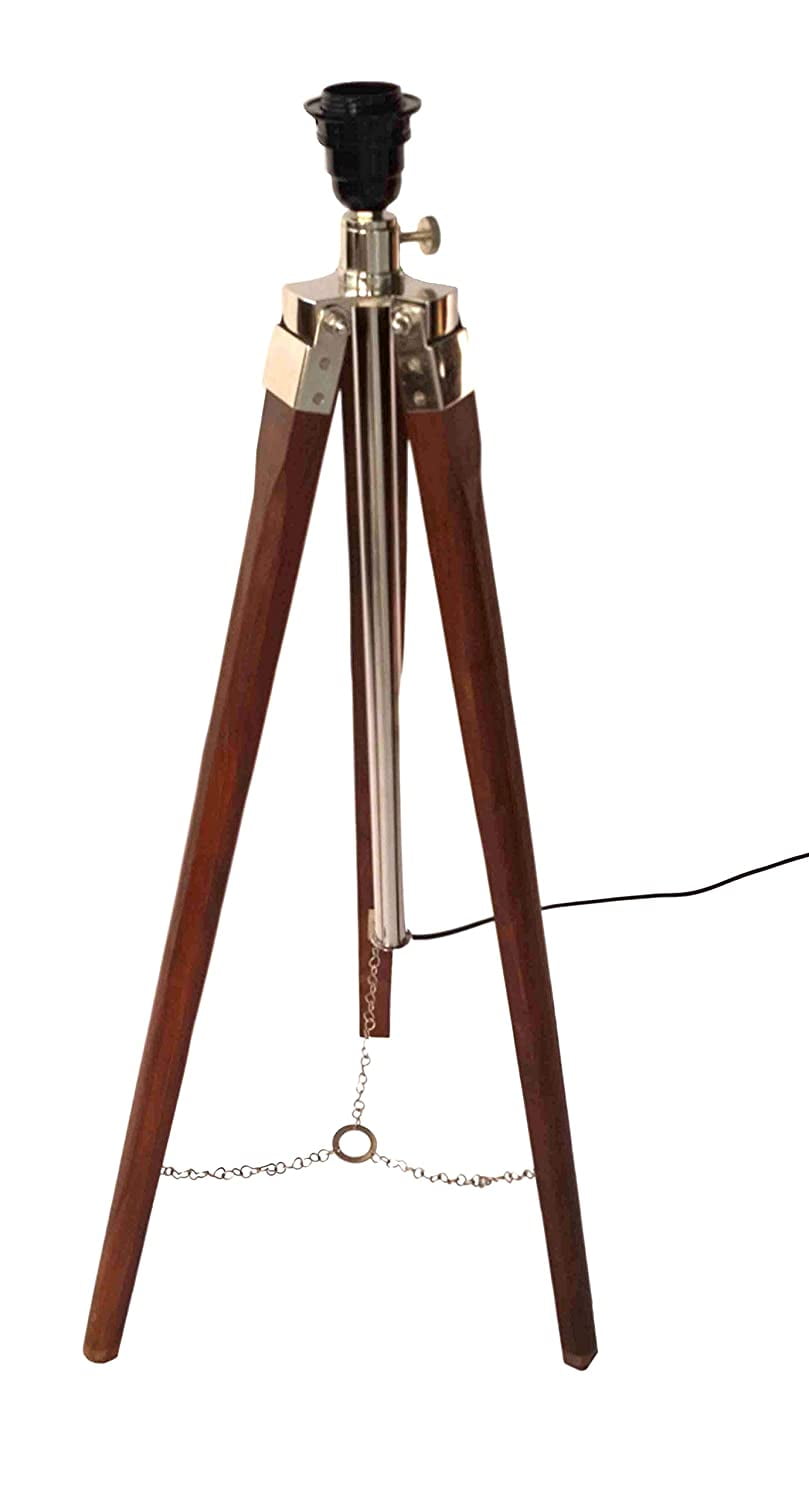 Nautical India Medium Tripod Lamp Stand Floor Lamp Decorative Standing ...