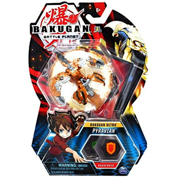 Bakugan Ultra, Pyravian, 3-inch Tall Collectible Transforming Creature ...