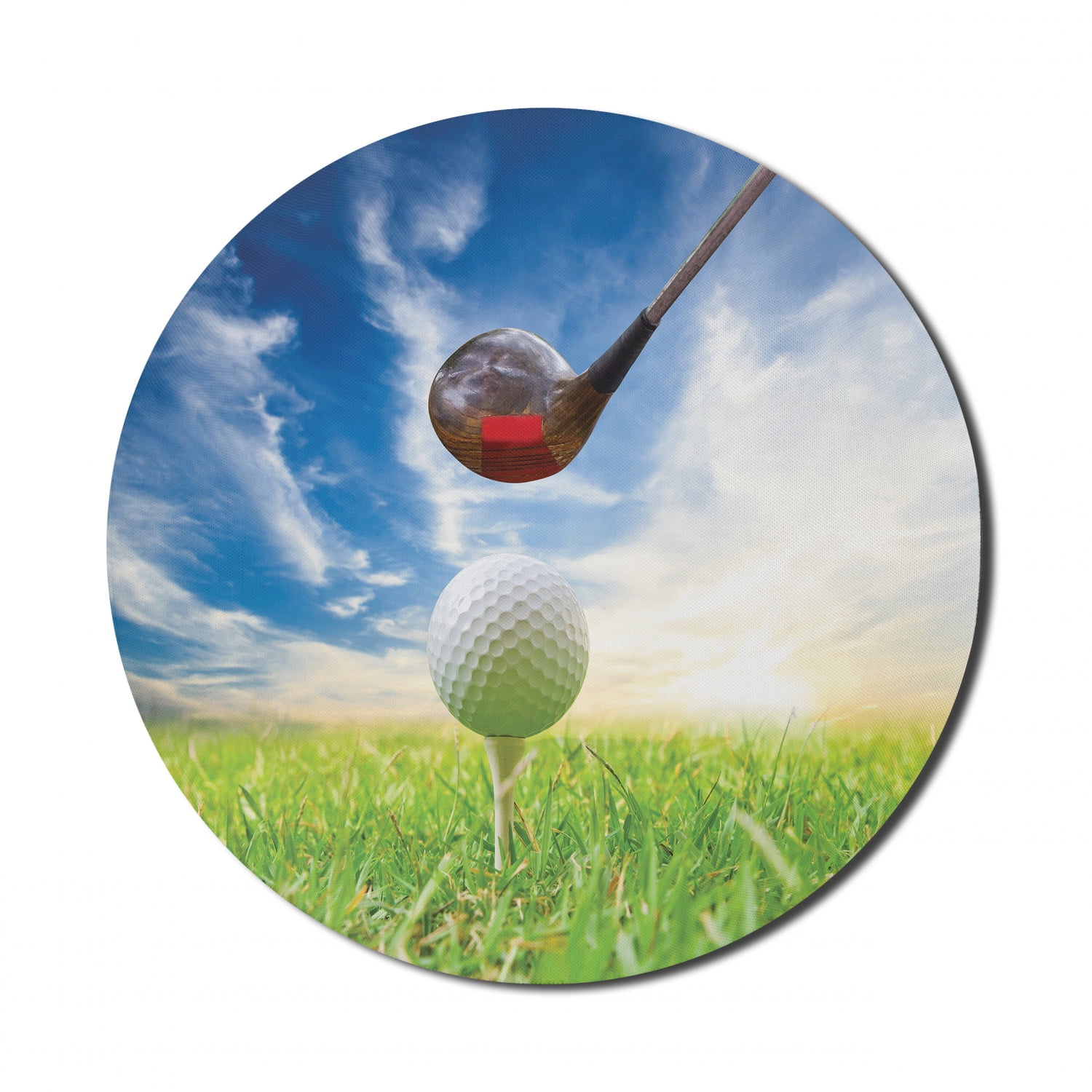 Sports Mouse Pad for Computers, Golf Club Themed Macro Photography ...