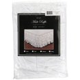 Global Trends Multi Ruffle Bed Skirt White 15 Inch Drop Length
