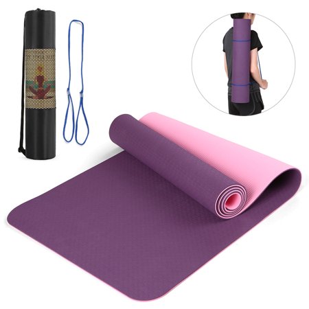 72.05×24.01in Portable Double Dual-colored Yoga Mat Thicken Sports Mat ...