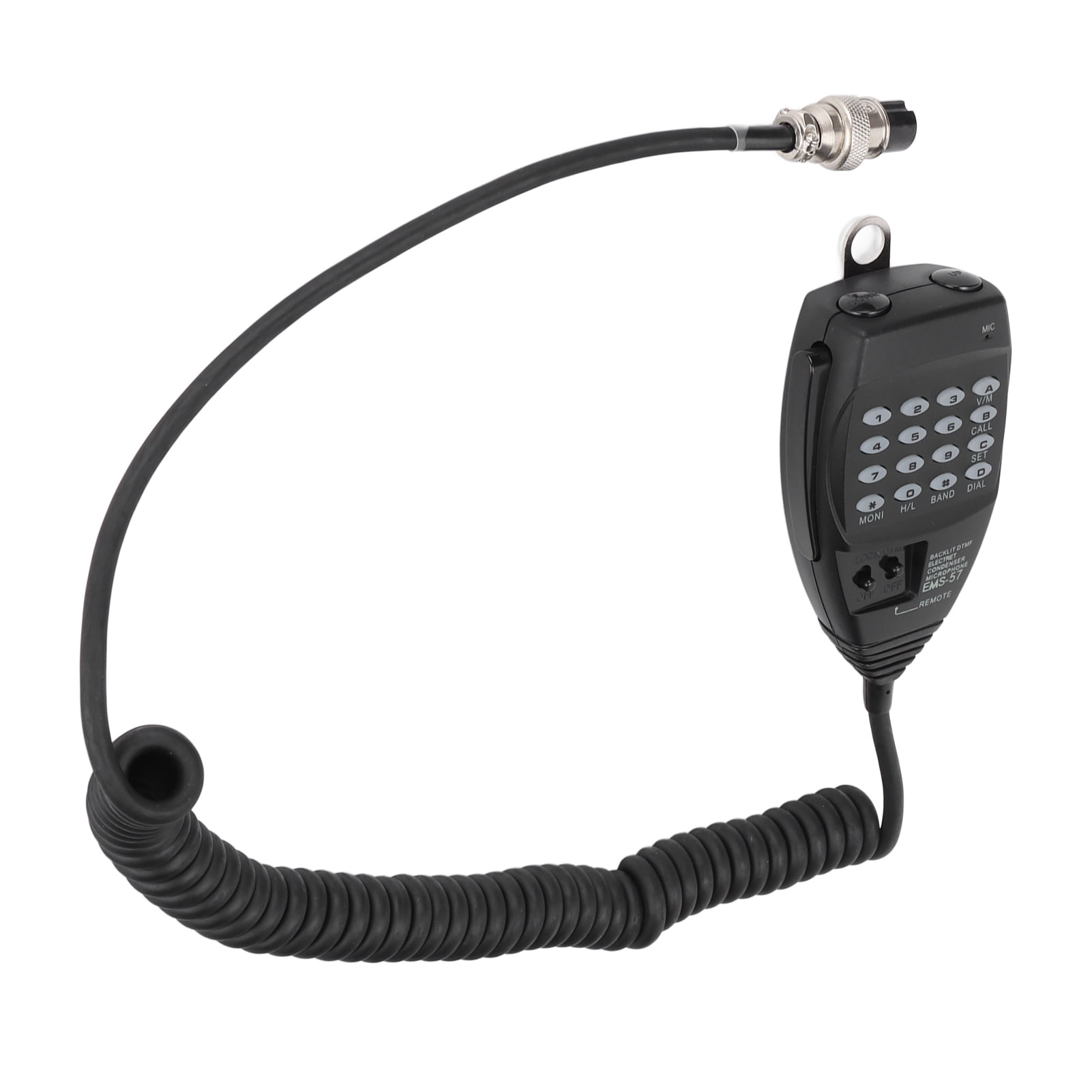 2 Way Radio Microphone, Handheld Flexible Heavy Duty Noise Reduction ...