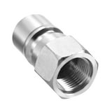 Uxcell G3/8 Female 0.75" OD Pipe Fitting Plug Adapter Hydraulic Quick ...