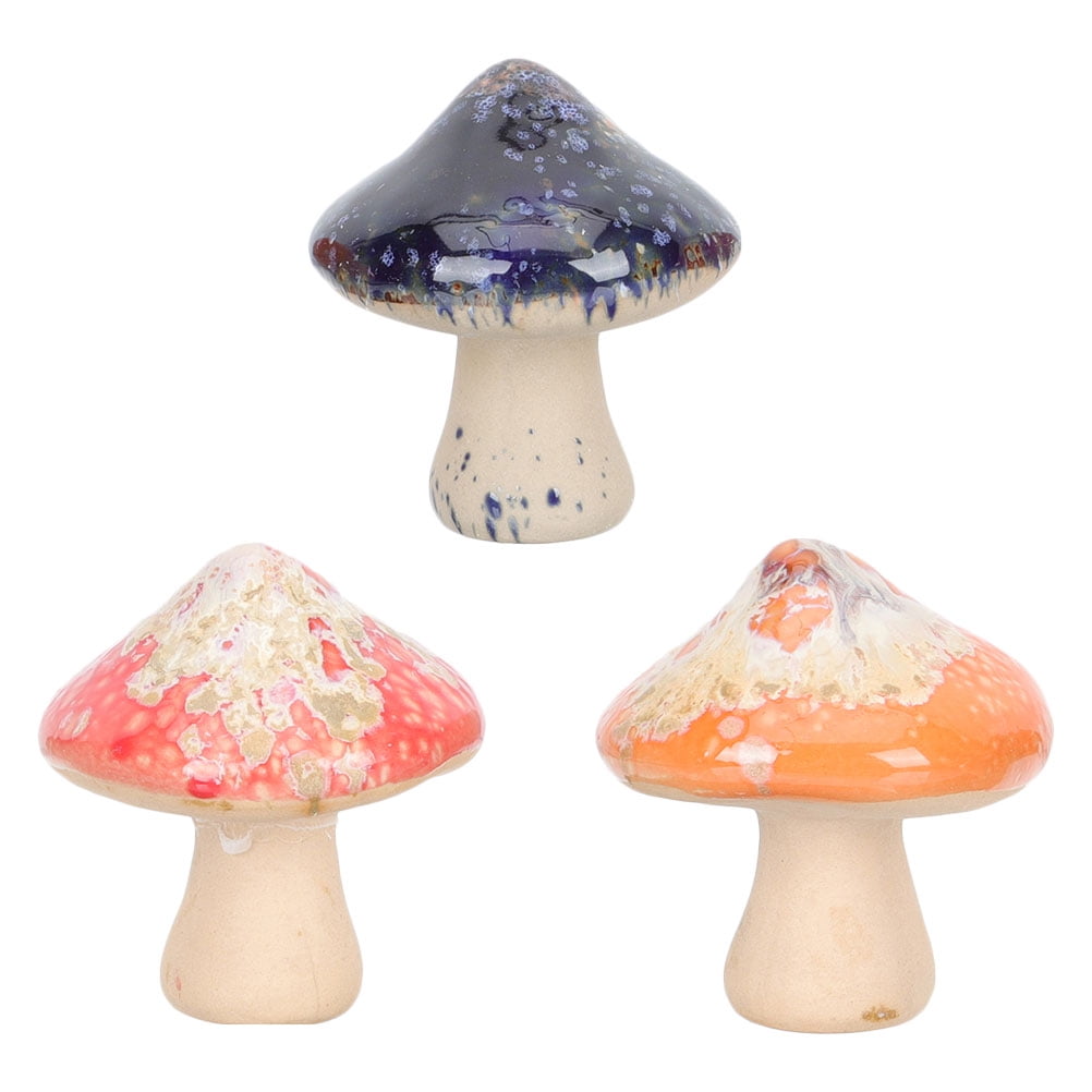 Click here for Masteelfca 3pcs Ceramic Mushroom Decors Miniature... prices