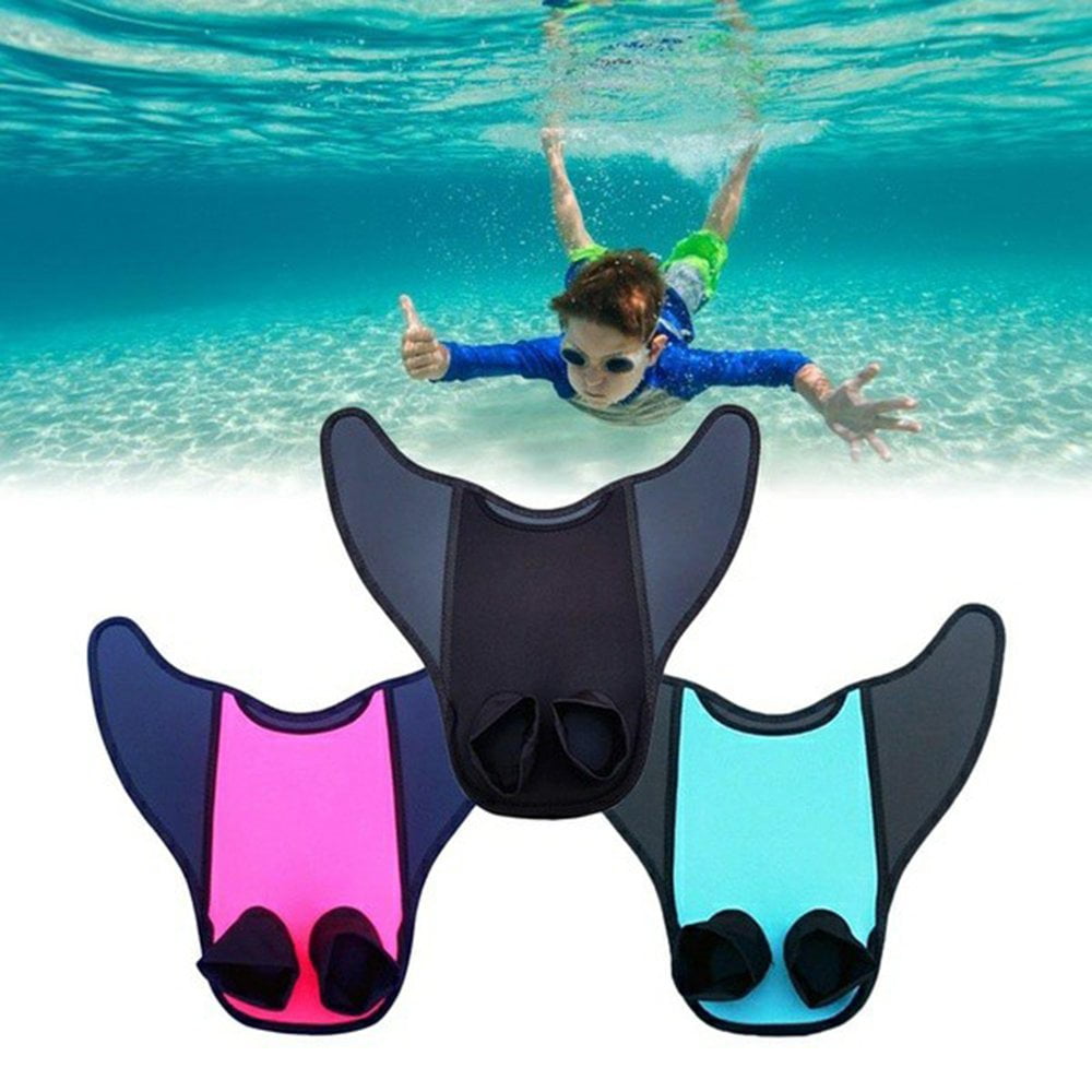 Mermaid Swimming Fins Duck Flippers Rubber Short Swim Fins Flippers ...