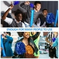 BESTYASH 1Set Blue Inflatable Cheering Sticks with Pom Poms Hand ...
