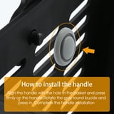 West Biking Foldable Bike Basket, Portable Detachable Adult Mountain ...