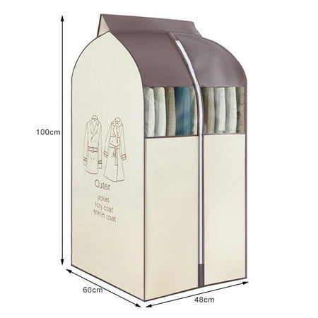 Non Woven Fabric Garment Dust Cover For clear clothes clothes storage ...