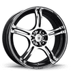 15x7 Konig 26BL Lightning Blue W/Machined Lip Wheel 4x100 (38mm ...