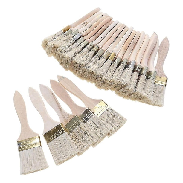 Paquete de 24 pinceles y pinceles para pintar con virutas de 2 pulgadas ...