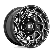 XD Aluminum Rim XD818 HEIST 20X10in Satin Black Finish, XD81821063724N ...
