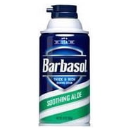 Barbasol Beard Buster Shaving Cream Soothing Aloe, Post-Shave Comfort ...