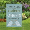 Personalized Planet Leave Room For The Angels To Dance Garden Flag ...