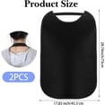 2PCS Double Layer Stretchable Adult Bibs, Reusable Waterproof Washable ...