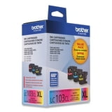 Brother Genuine High-yield Color Printer Ink Cartridge, LC1033PKS ...