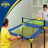 Anywhere Sports - Indoor/Outdoor Portable Ping Pong Tabletop Set with ...