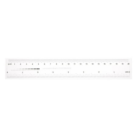 Flexible Ruler 8 Inch 0.5mm Scale PET Plastic Film Straight Ruler ...