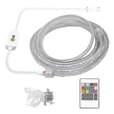 Intertek 18 Ft LED Color Changing Rope Lights, 2 Pack, Indoor Outdoor ...