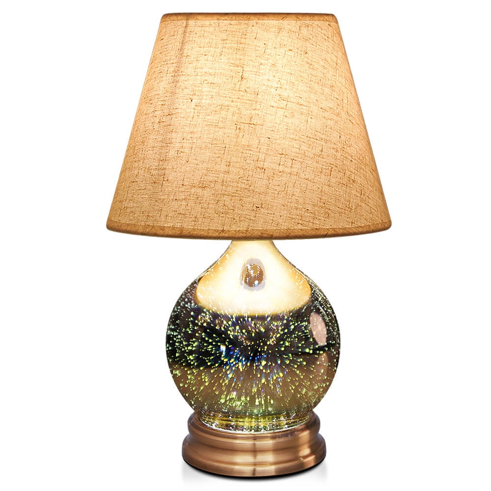 Porseme Table Lamp, Desk Lamp Bulb Included - Modern Lamp with Unique ...