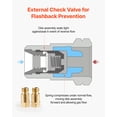 VEVOR Oxygen Acetylene Torch Kit with Check Valves, Gas Welding Cutting ...