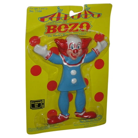 Larry Harmon's Bozo The Clown (1988) Jesco Bendable Rubber 6-Inch Toy ...
