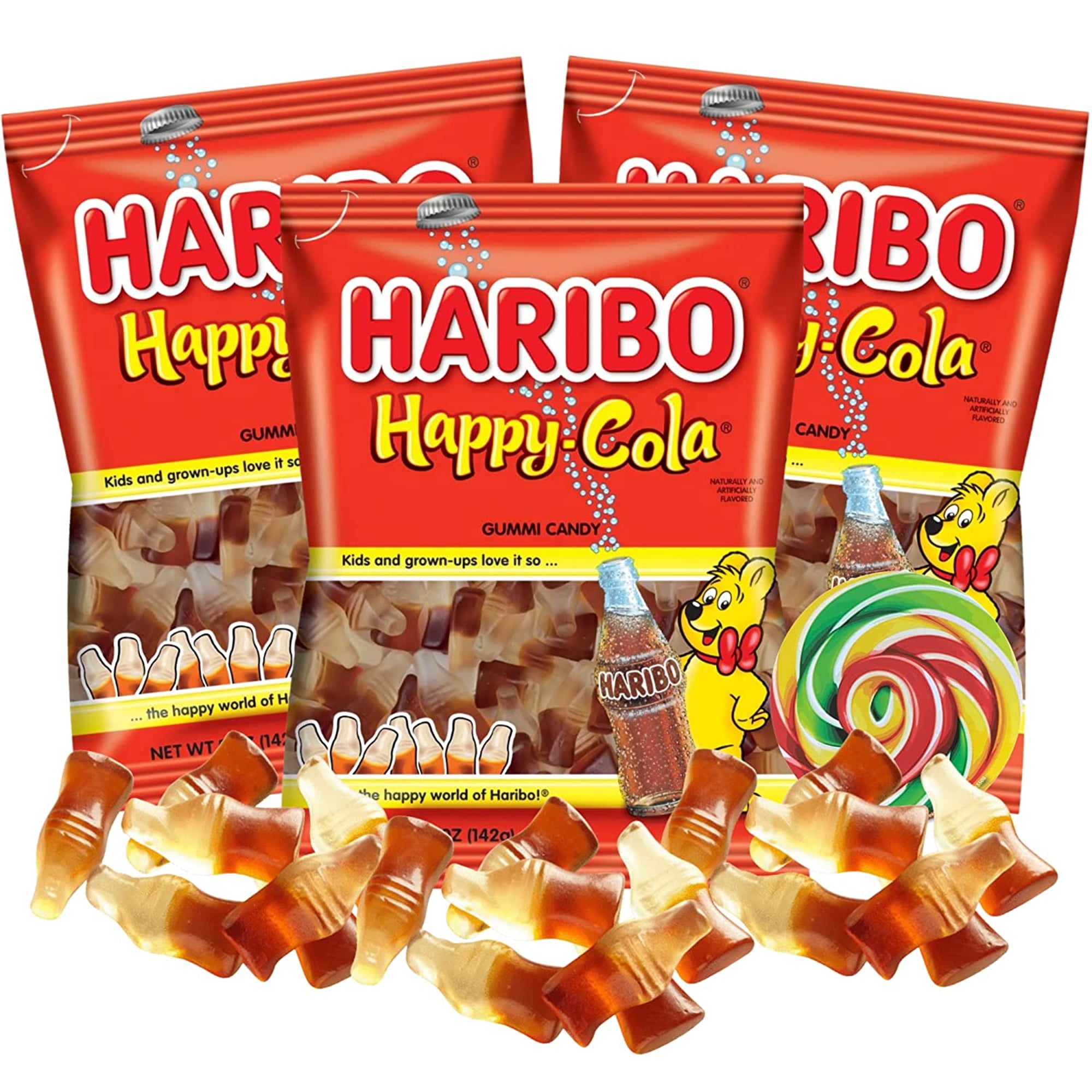 Buy Haribo Happy Cola Gummy Candies, Soda Flavored Sour Gummies, Candy ... Buy Haribo Happy Cola Gummy Candies, Soda Flavored Sour Gummies, Candy ...