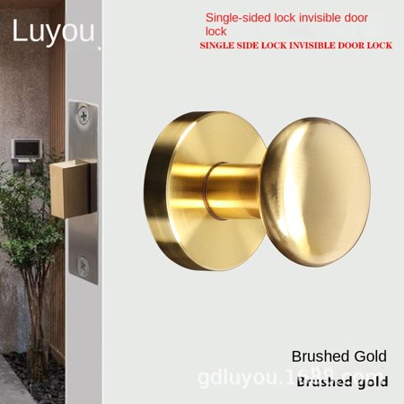 Lock Single-Sided Lock Indoor Handle Lock Bedroom Background Wall Door ...