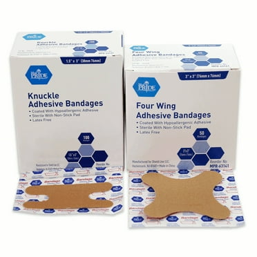 Coverlet 4-Wing Adhesive Bandage, 3" x 3" - Walmart.com