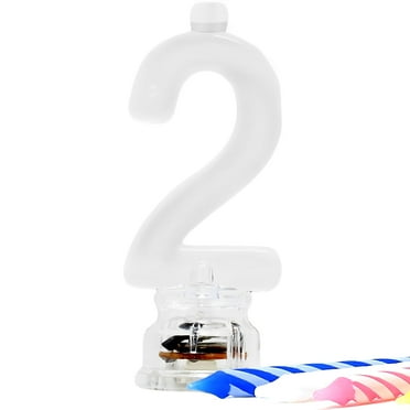 Blinking Number 6 Cake Decoration and Candles, 5-Piece Set - Walmart.com