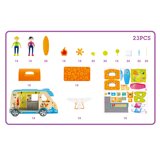 Hape Adventure Camper Van Playset W/ Action Figures & Accessories ...