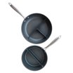 Nordic Ware Nonstick Divided Sauté and Sauce Pan Set with Handle, Oven ...