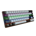 68 Key Mechanical Keyboard Type-C Wired RGB LED Backlit Blue/Red Gaming ...