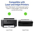 Avery Labels, 2" x 3", Glossy White, Black & White Polka Dots - Walmart.com