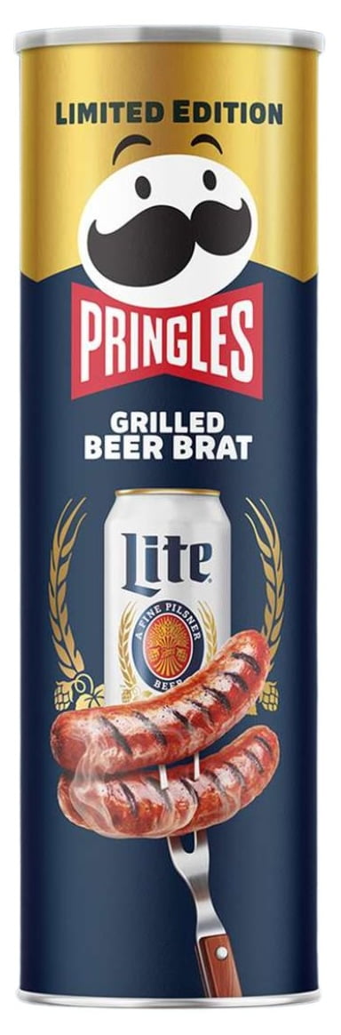Limited Edition Grilled Beer Brat Pringles 158g - Walmart.ca