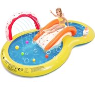 Inflatable Rainbow Ring Play Center Pool - Walmart.com