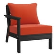 WestinTrends Avalon Outdoor Patio HDPE Sectional Sofa with Patio ...