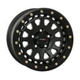 System 3 SB-6 15" Wheels Black (4+3) 35" Roxxzilla Tires Polaris RZR ...
