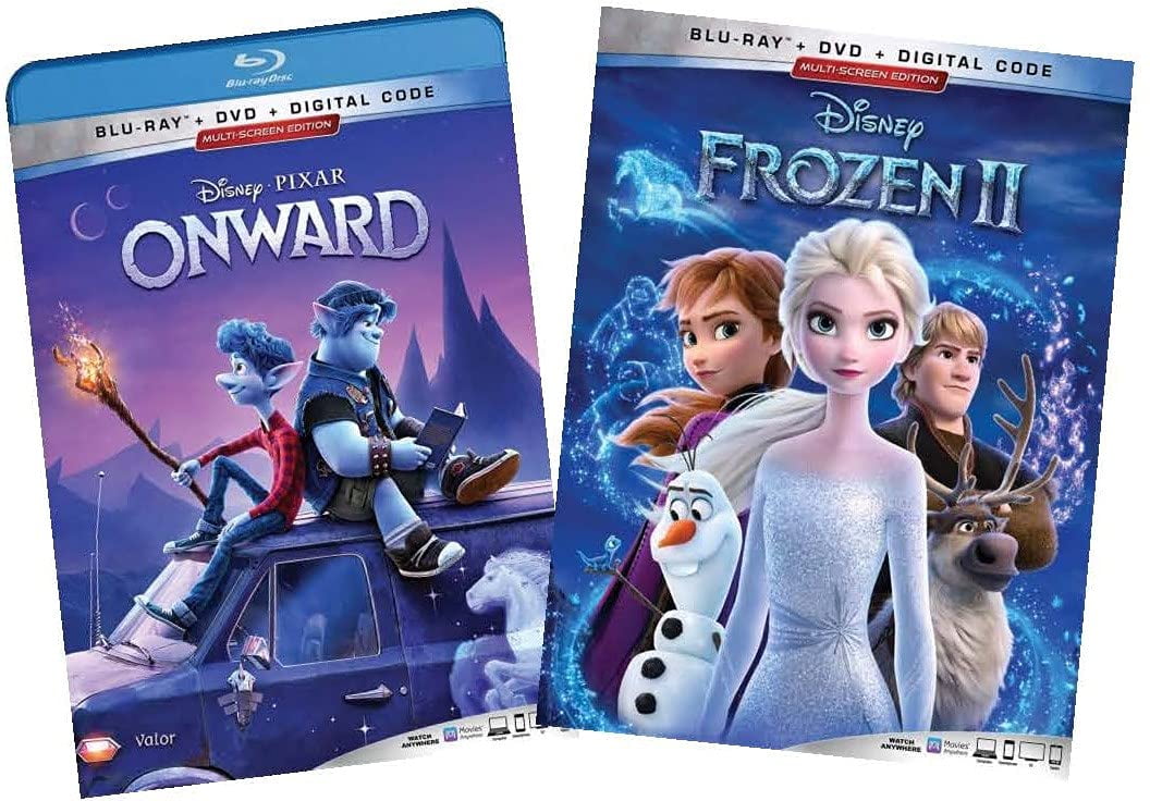 Onward / Frozen 2 Blu Ray DVD Bundle - Walmart.com