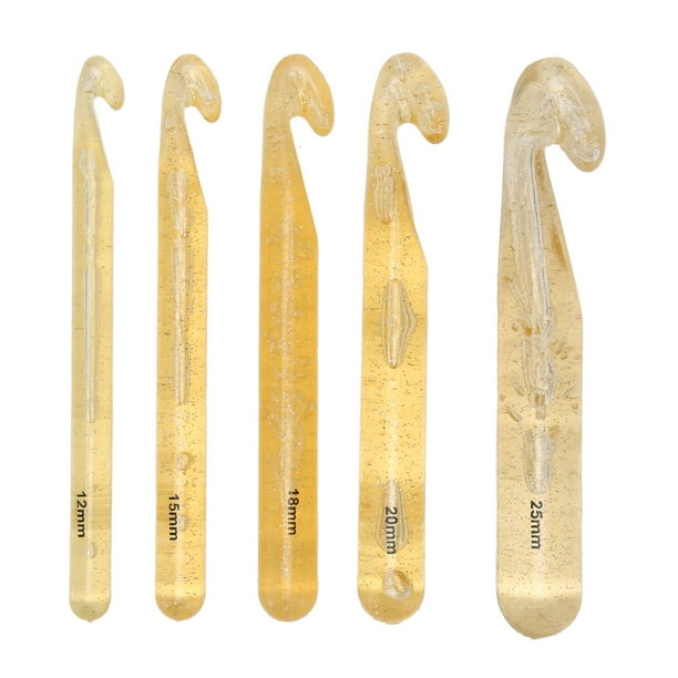 Huge Crochet Hook, Jumbo Crochet Hook 5 Pieces Multi Purpose For ...