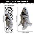 1 Sheets Halloween Window Clings, Large Halloween Ghosts Window ...