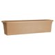 Rugg 25" x 9" x 9" Rectangle Cappuccino Resin and Plastic Window Box ...