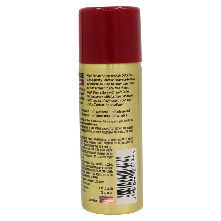 High Beams Intense Temporary Spray Red - The Best Picture Of Beam