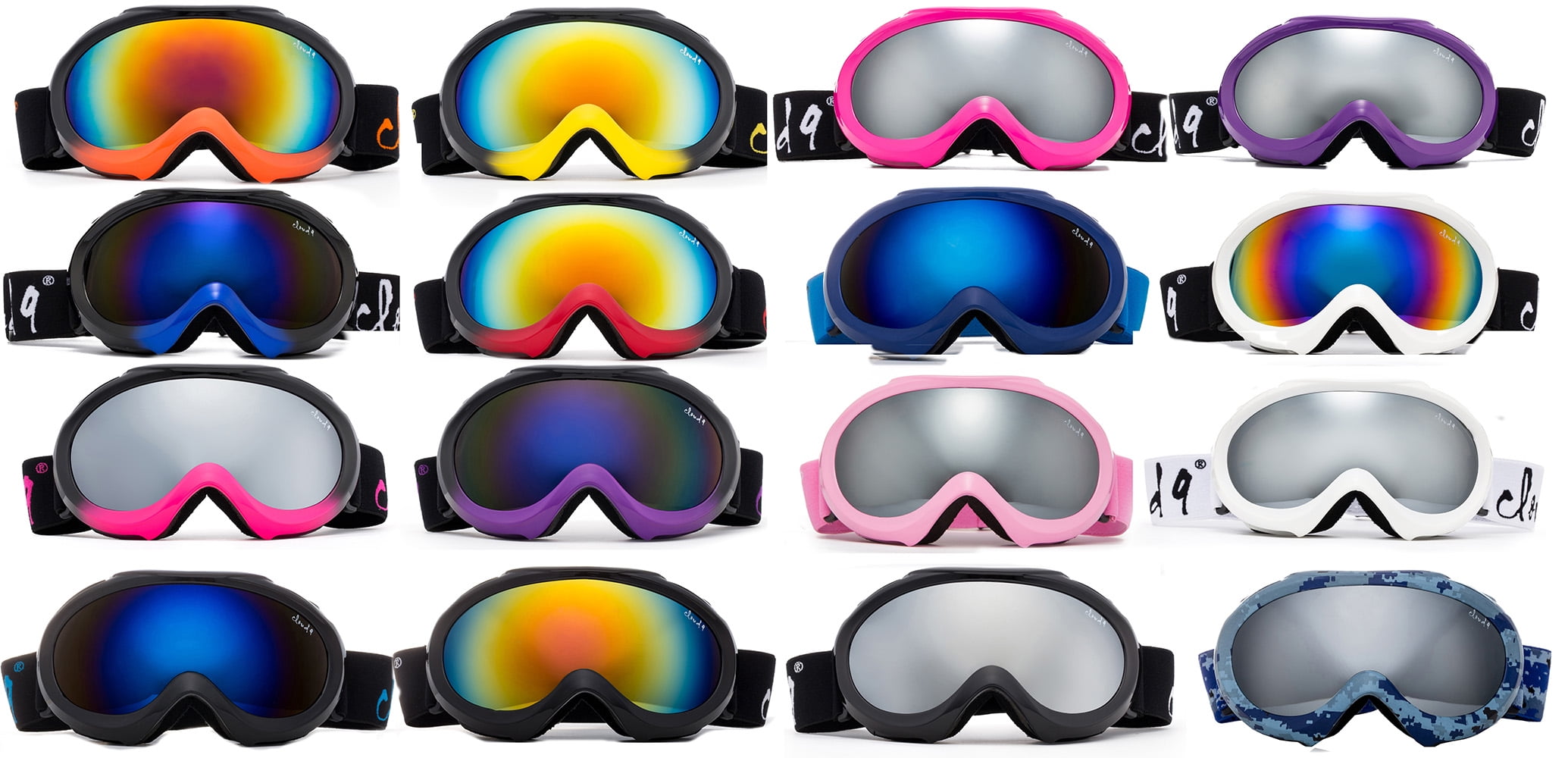 Cloud 9 - Professional Kids Boys and Girls Snow Goggles "Shifty" Anti ...