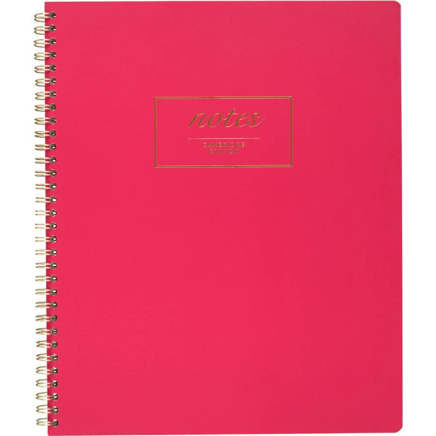 Cambridge Wire Bound Notebook, Pink - Walmart.com