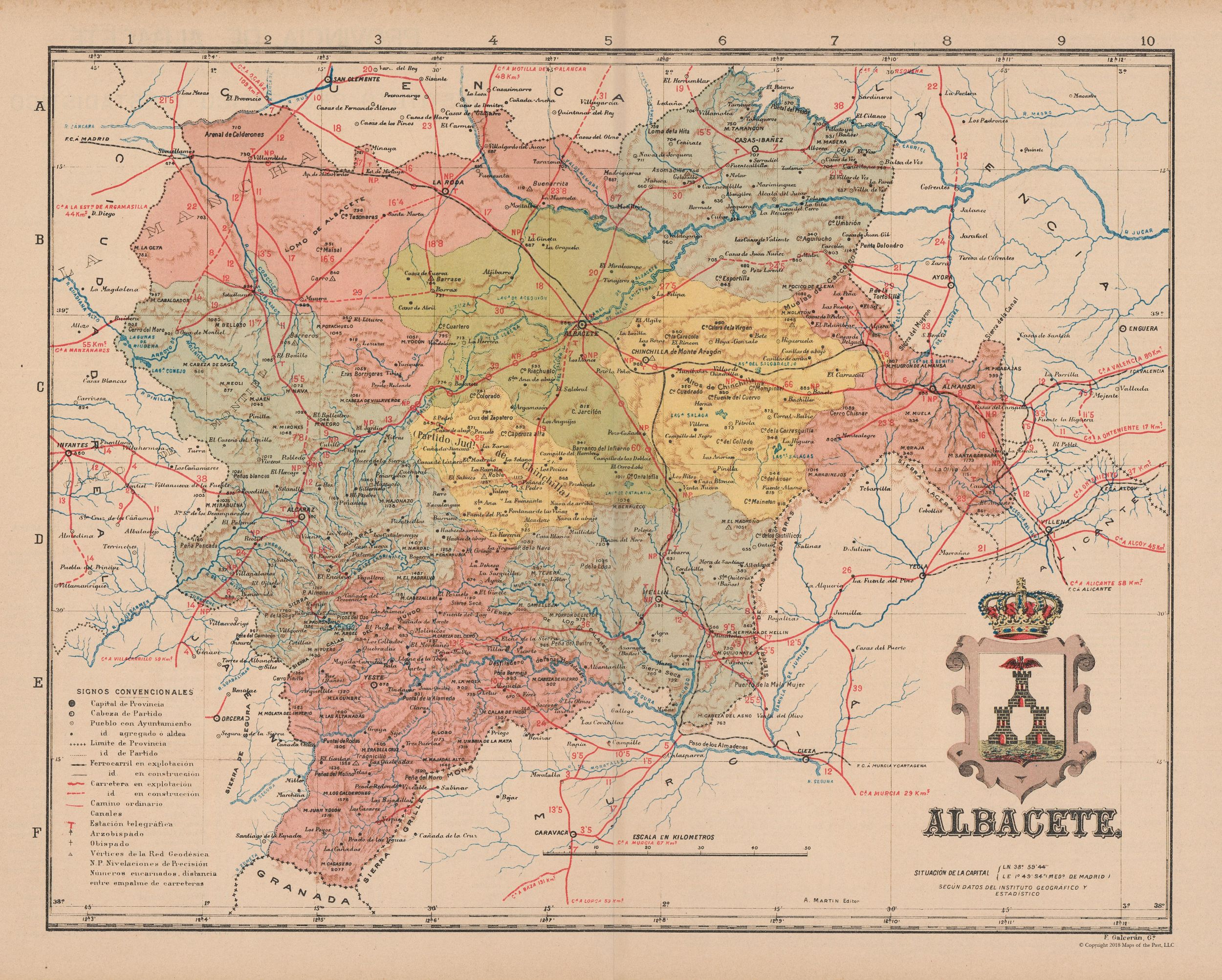Albacete Spain Martin 1911 23 00 X 28 69 Glossy Satin Paper albacete-spain-martin-1911-23-00-x-28-69-glossy-satin-paper