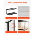 VEVOR Hamster Cage, 360° Viewing Transparent Hamster Habitats, Small ...