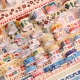 35 Rolls Floral Washi Tape Set Waterproof Decorative Craft Tape ...