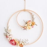 , Wooden Bamboo Hoop Craft , for Projects - 23cm - Walmart.com